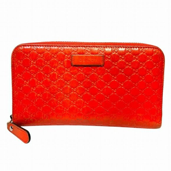 Gucci | Bags | Gucci Orange Wallet | Poshmark